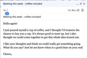 6 Coffee Chat Email Templates You Can Use Today | ZB Blog
