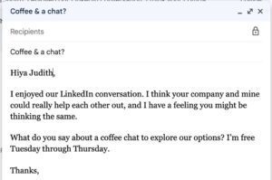 6 Coffee Chat Email Templates You Can Use Today | ZB Blog